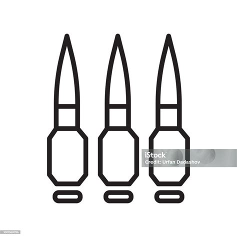 Bullets Icon Vector Sign And Symbol Isolated On White Background