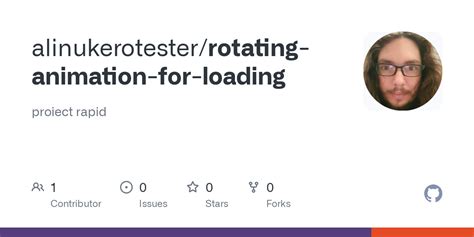 GitHub Alinukerotester Rotating Animation For Loading Proiect Rapid