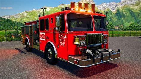 Ford American Fire Truck Fs19 American Fire Truck V 20 Blkxfs