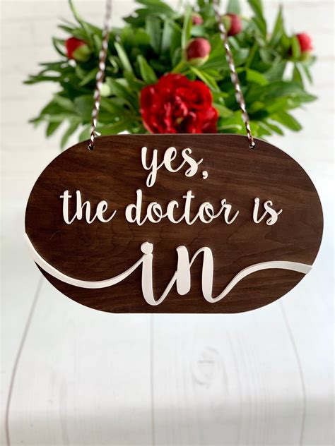Office Sign Doctors Office Sign Door Sign Business Sign Wooden Sign