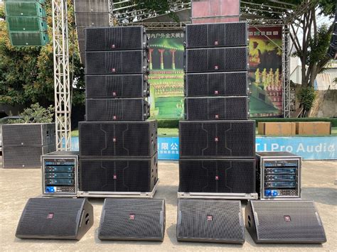 T I Pro Audio Line Array Profession Audio Dual 12 Inch Speaker Line