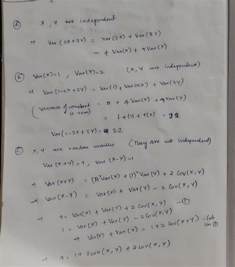 [solved] a if x and y are two independent random variances what is