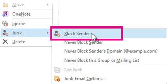 How To Block Or Allow Sender In Outlook AbacusNext Client Services