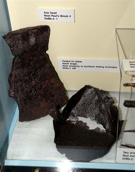 Elfshot Beothuk Artifacts In The Mary March Museum