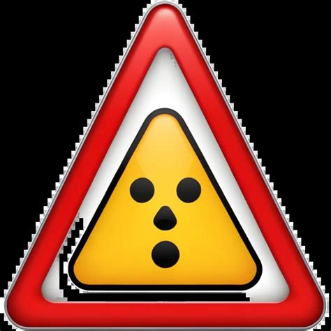 Danger Warning Sign Emoji Ai Emoji Generator