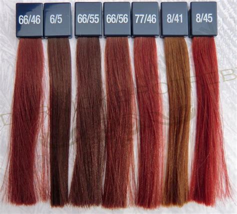 Wella Koleston Color Chart Reds Warehouse Of Ideas
