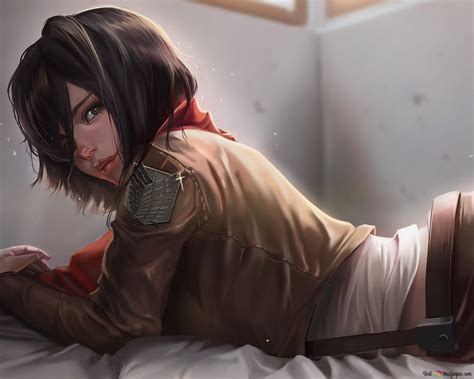 Ducting Mikasa Ackerman Hd Wallpaper Download