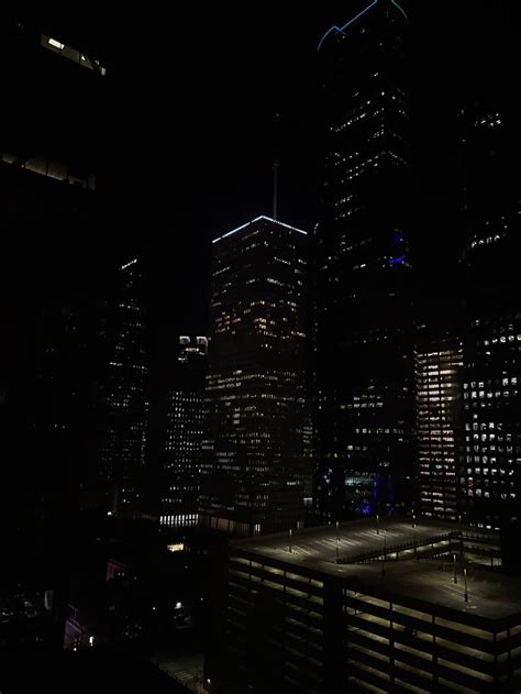 Houston City Skyline At Night