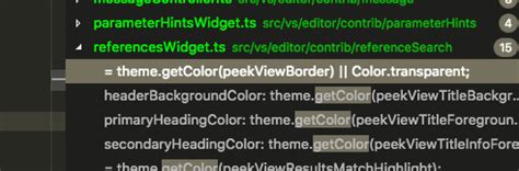 Peek Editor Tree Color Tokens Are Broken Issue 64829 Microsoft