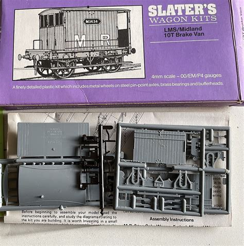 Slaters Wagon Kit 4p032 Lms Midland 10t Brake Van Jwmodelrailways