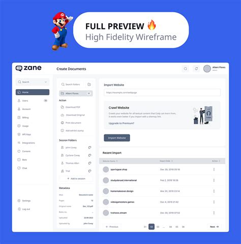 saas dashboard zane ai coding assistant ui ux website on behance