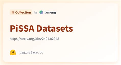 Pissa Datasets A Fxmeng Collection