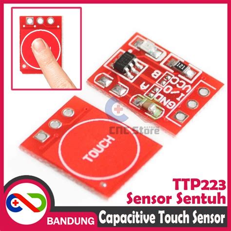 Jual Ttp223 Touch Sensor Sentuh Capacitive Self Locking Switch Shopee Indonesia