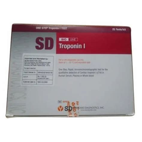 Cassette Plastic Sd Troponin I 25 Test Kit 1 Min At ₹ 2500 Pack In New