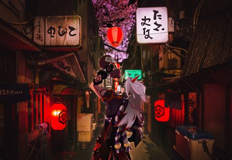 Arataki Itto Genshin Impact Drawn By U Rei Danbooru