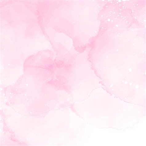 우아한 손으로 칠한 파스텔 분홍색 수채색 배경 무료 벡터