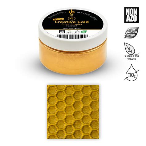Creative Gold Metallic Powder 25gr Emf Boutik