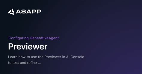 Previewer Asapp Docs