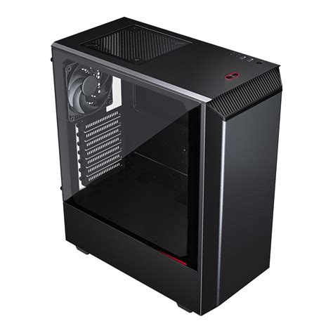 Phanteks Eclipse P300 Black Tempered Glass Case Mid Tower Novatech