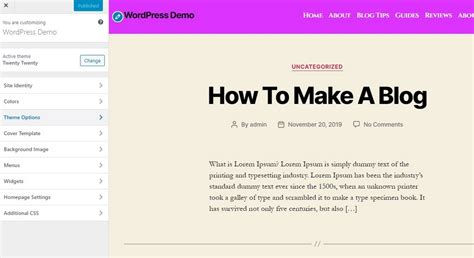 how to edit sidebar and homepage in wordpress theme junkie