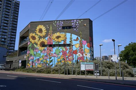 Discover Blue Sunset Londons Vibrant Public Artwork