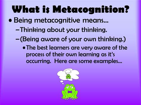 Metacognition What Does It Mean To Be A Metacognitive Learner Yipe