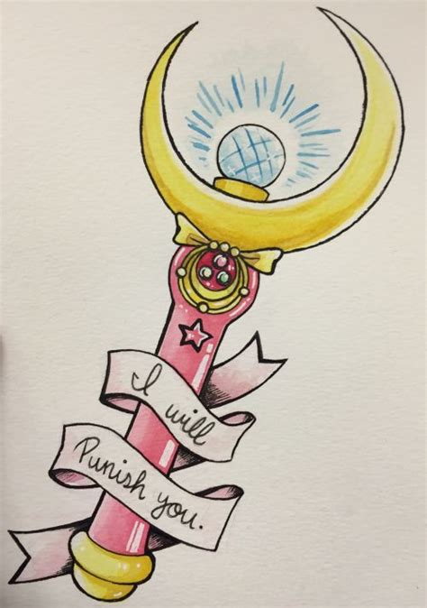 Sailor Moon Moon Stick Art Sailor Moon Tattoo Sailor Moon Tumblr
