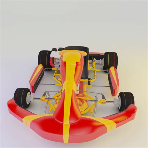 Kart Flame Modelo 3d 30 Obj 3ds Fbx Max Free3d