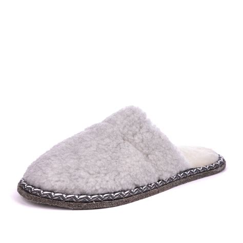 Купить Тапочки женские LUCKY LAND 4219 W-FUR-S серый в интернет ...