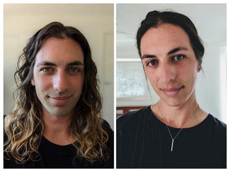 celebrating 6 months of a a nonbinary hrt regime before and after
