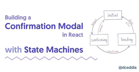Build A Confirmation Modal In React With State Machines Rreactjs