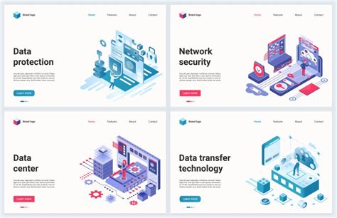 Data Science Technology In Isometric Royalty Free Vector
