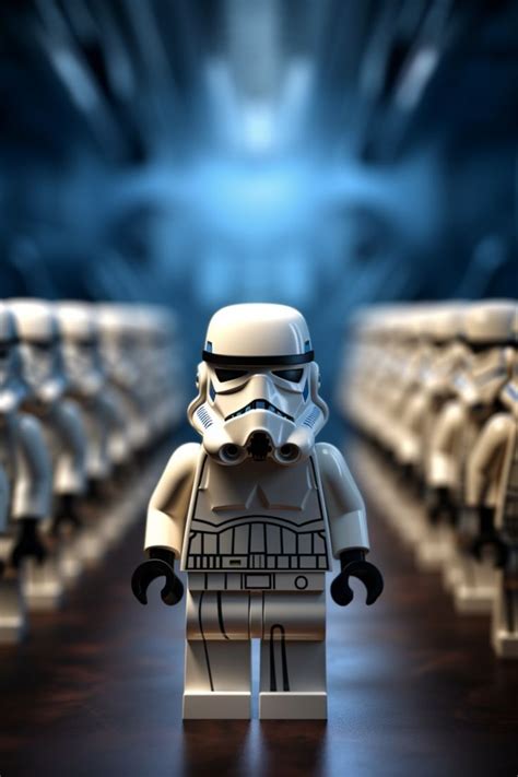 Lego Star Wars Minifigure First Order Stormtrooper With Blaster