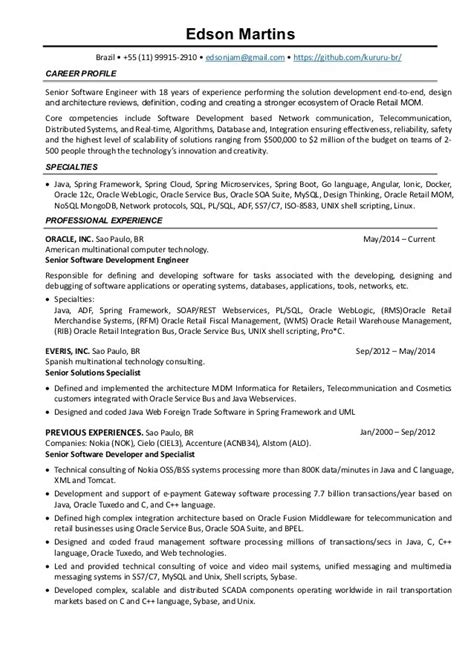 the best 21 spring boot microservices resume