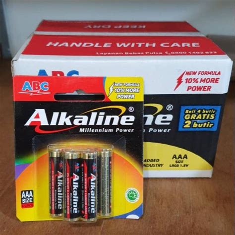 Baterai Kecil AAA ABC ALKALINE