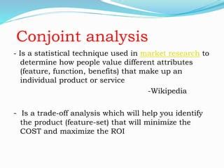 Conjoint Analysis Pptx