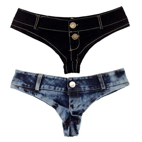 Cheap Sexy Women Mini Hot Pants Jeans Micro Shorts Low Waist Denim
