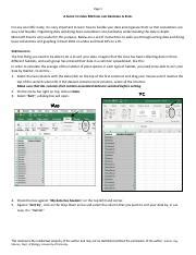 Guide To Data Organization And Graphing In Excel Course Hero