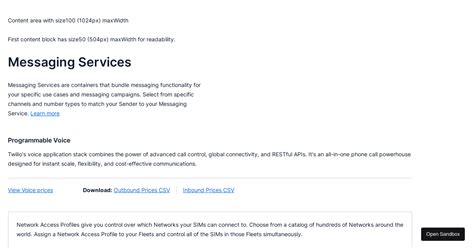 Content Width Exploration Codesandbox