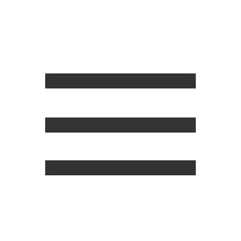 hamburger menu bar flat icon for apps and websites vector 39663820