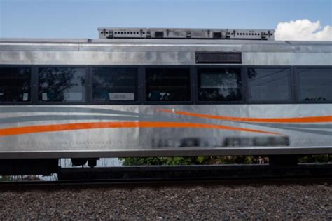 Premium Photo Domestic Train Pass The Rail Way When Day Time With