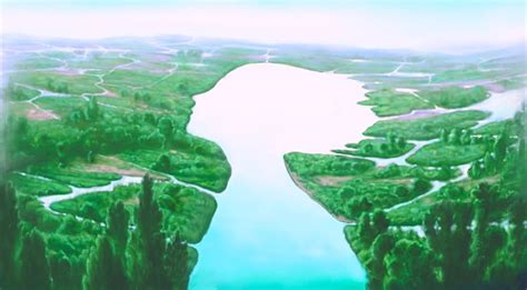 자연은 삶과 환경 개념 아이디어를 희망합니다 초현실적 인 예술 강과 숲과 여성 초상화의 그림 활력에 대한 스톡 벡터 아트 및 기타 이미지 Istock