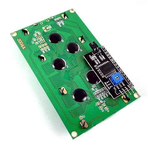 Character LCD With I C Module Blue Stelltron