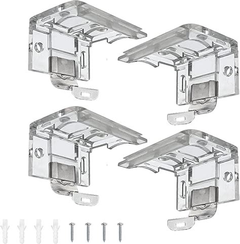 Xd3 4 Pcs Mounting Bracket With Metal Clip Cordless Shade Bracket For