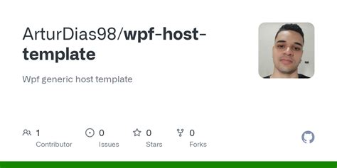 github arturdias98 wpf host template wpf generic host template