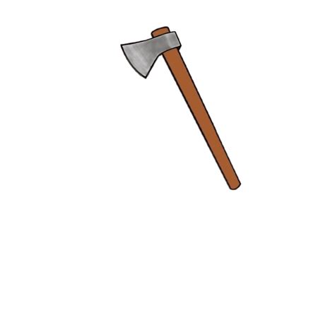 Axe Cartoon Clipart Logo Clipartsign