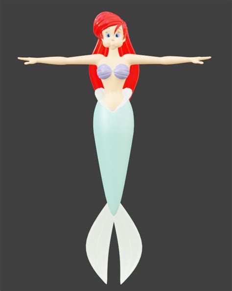 Ariel Mermaid Puffy Cheeks By Zippyzoomy5 On Deviantart