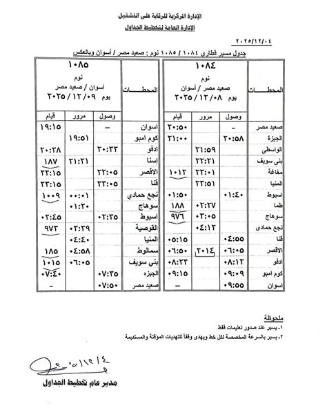 تشغيل رحلات قطارات جديدة بداية من اليوم وغدا