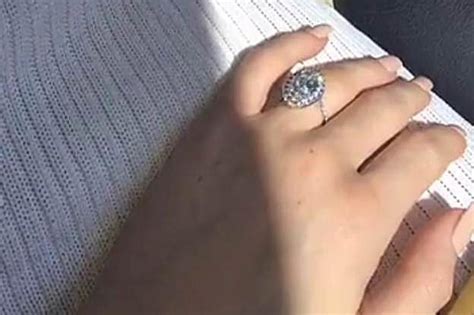 Kylie Jenner Shows Off Ring
