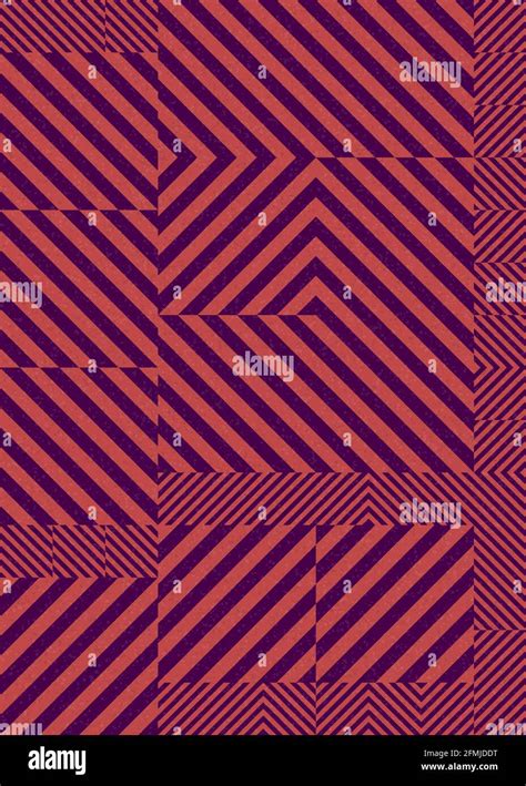 Abstract Geometrical Generative Computational Art Illustration Stock